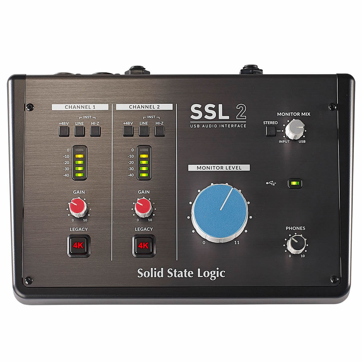 Interface de Áudio Solid State Logic SSL2 | Calimaro Instrumentos Musicais